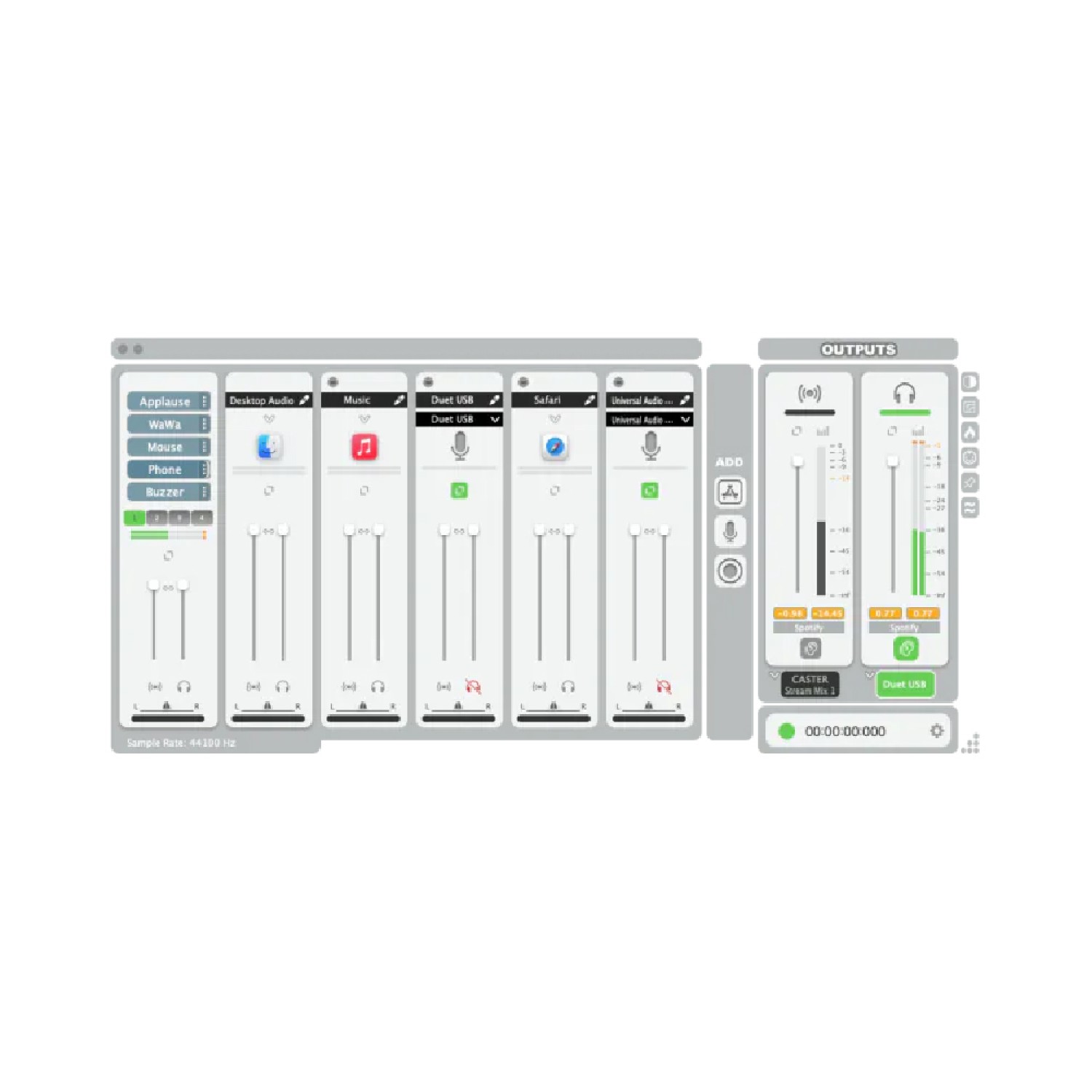 Ginger Audio GroundControl Caster Live 音訊路由軟體 (序號下載版)