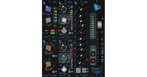 Universal Audio UAD API Vision Channel Strip Collection Plugins 效果器 (序號下載版)