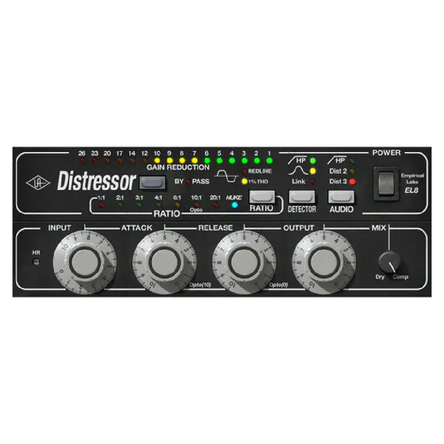 Universal Audio UAD Empirical Labs EL8 Distressor Compressor Plugins ...