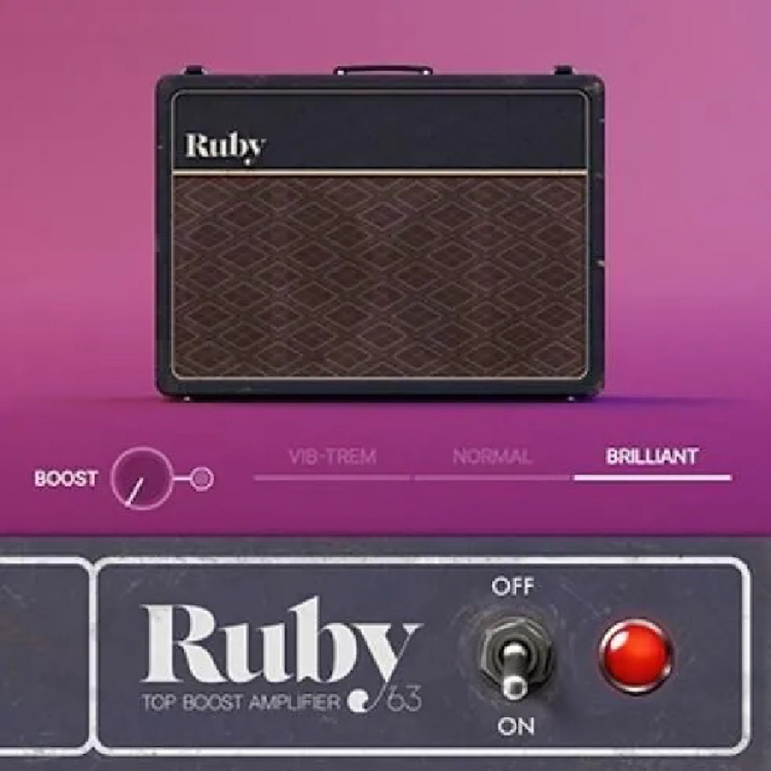 Universal Audio UAD Ruby '63 Top Boost Amp Plugins 效果器 (序號下載版)