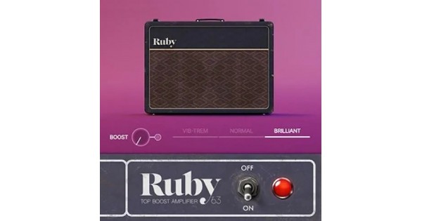 Universal Audio UAD Ruby '63 Top Boost Amp Plugins 效果器 (序號下載版)
