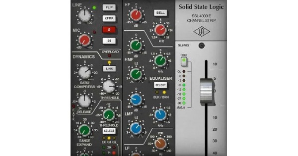 Universal Audio UAD SSL 4000 E Channel Strip Plugins 效果器 (序號下載版)