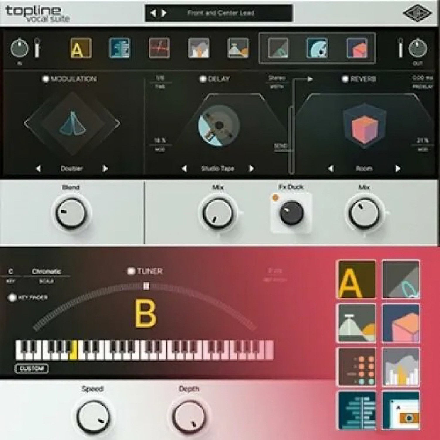 Universal Audio UAD Topline Vocal Suite Plugins 效果器 (序號下載版)