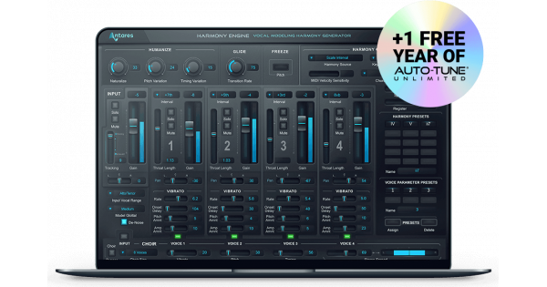 Antares Harmony Engine Evo 人聲合音效果器 (序號下載版)