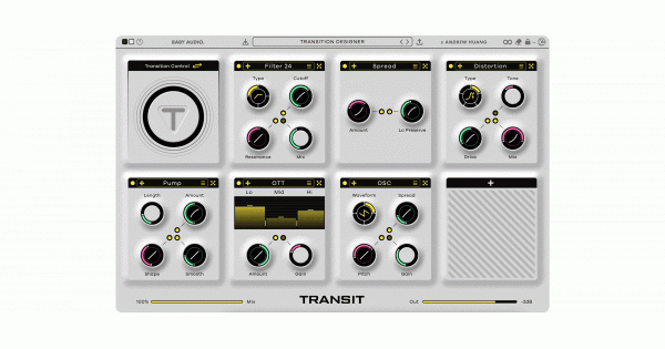 Baby Audio Transit Plugin 轉場效果器 Plugin (序號下載版)