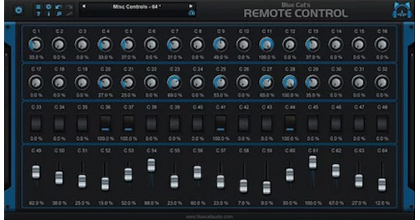 Blue Cat Audio Remote Control Plugins 效果器 (序號下載版)