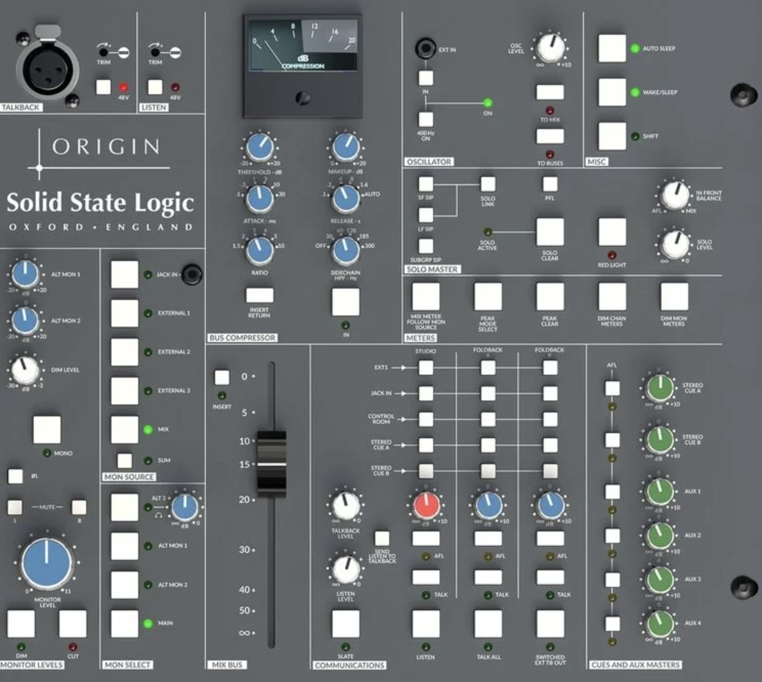 Solid State Logic SSL ORIGIN 32 Analog Studio Console 專業錄音室類比式控台