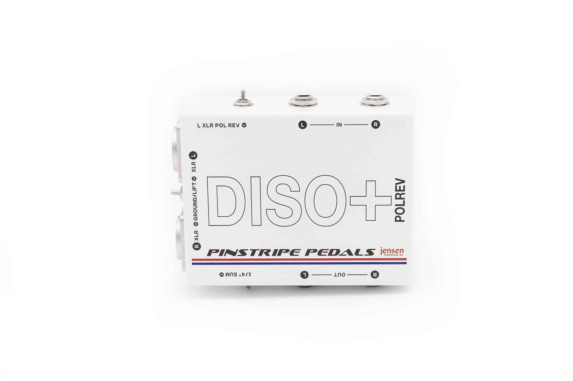Pinstripe Pedals DISO+ DI（配備 XLR Polarity Reverse 開關）