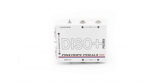 Pinstripe Pedals DISO+ DI（配備 XLR Polarity Reverse 開關）