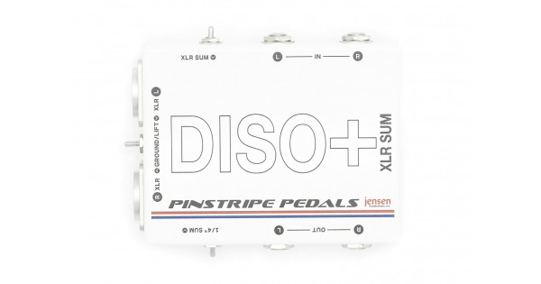 Pinstripe Pedals DISO+ DI（配備 XLR Summing 開關）