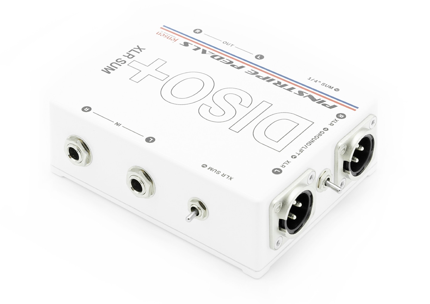 Pinstripe Pedals DISO+ DI（配備 XLR Summing 開關）