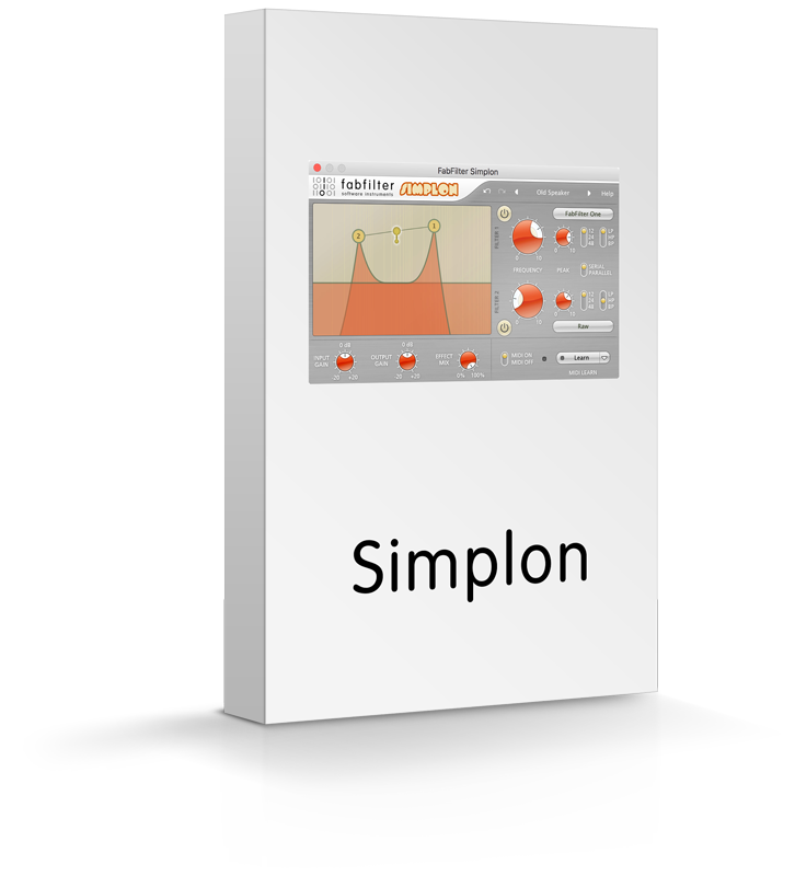 FabFilter Simplon Effect Plugin 濾波器 軟體效果器 (序號下載版)