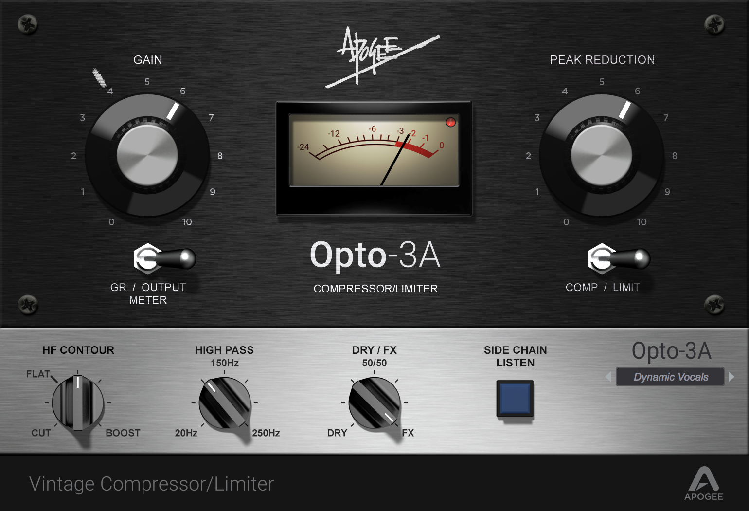 Apogee Opto-3A Compressor Plugins 壓縮器效果器 (序號下載版)