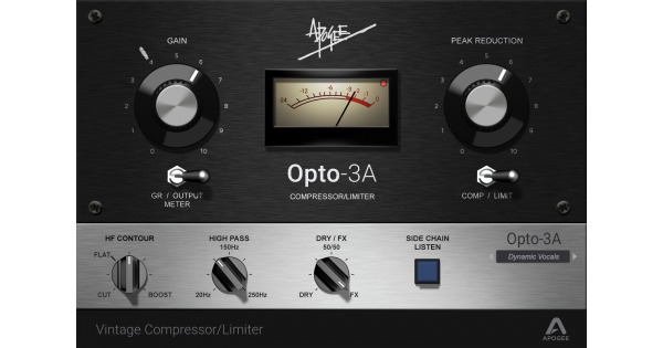 Apogee Opto-3A Compressor Plugins 壓縮器效果器 (序號下載版)