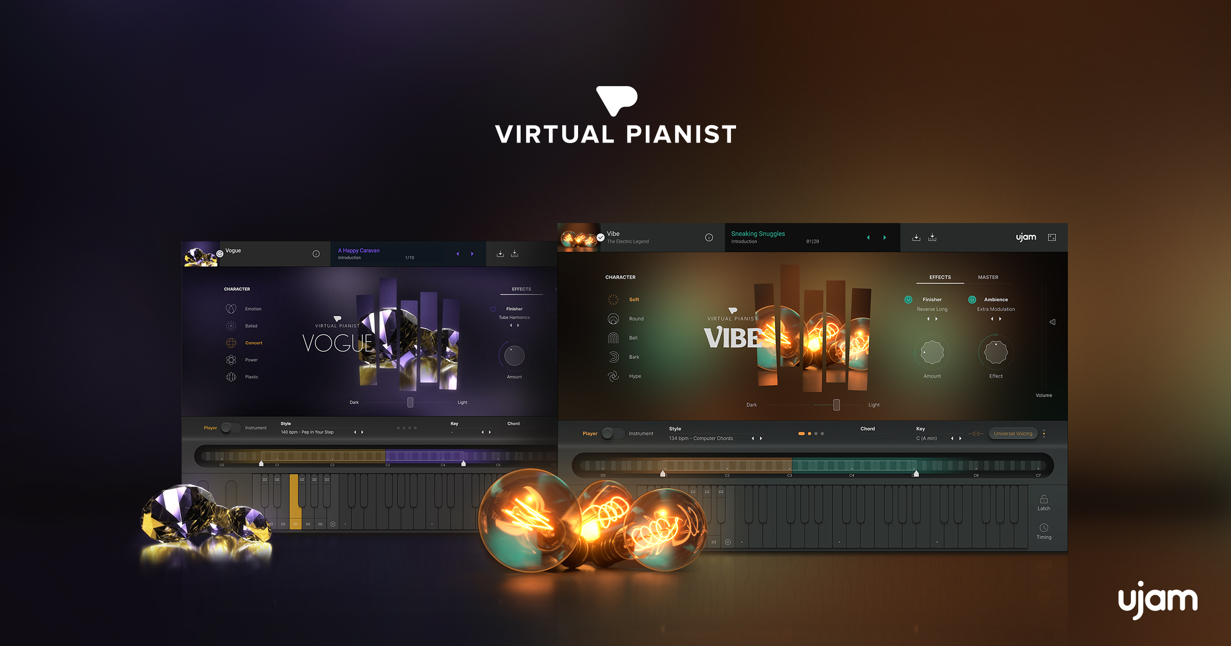 UJAM Virtual Pianist Bundle 虛擬鍵盤手套組 (序號下載版)