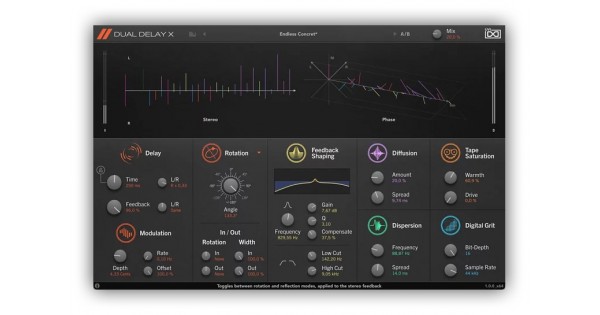UVI Dual Delay X 延遲效果器 Plugin (序號下載版)